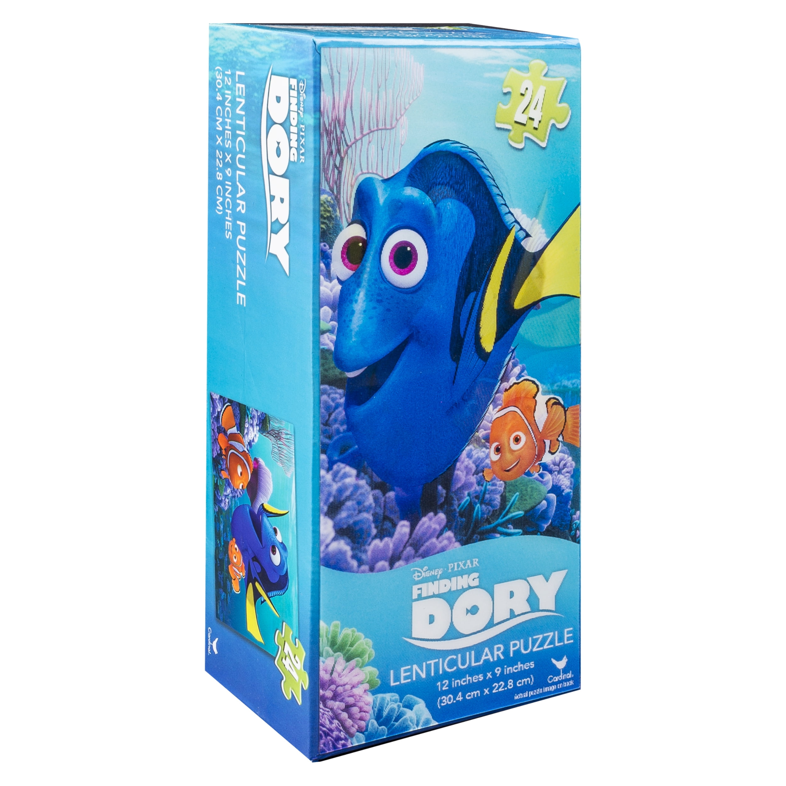 Cardinal Games Disney Pixar Finding Dory 24 Piece 3D Puzzle for Kids ...