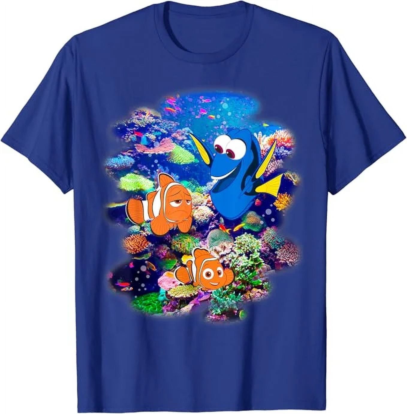 Disney Pixar Finding Dory Nemo Rainbow Reef T-Shirt - Walmart.com