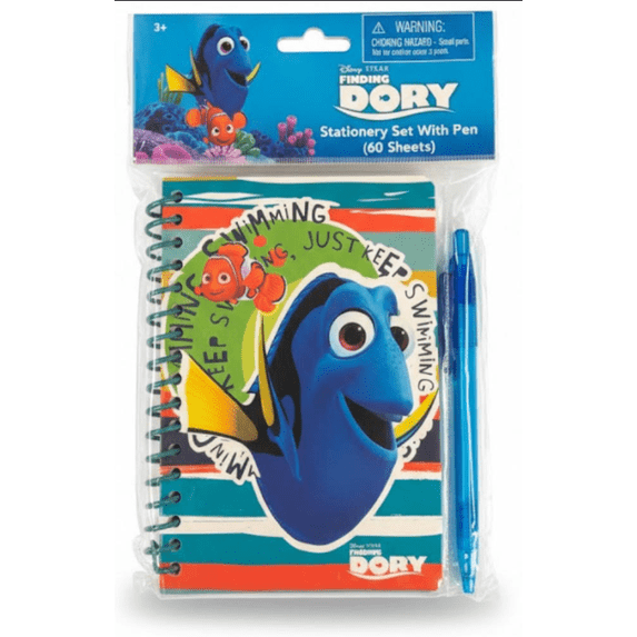 Disney Pixar - Finding Dory Stationary Set with Pen (60 Sheets ...