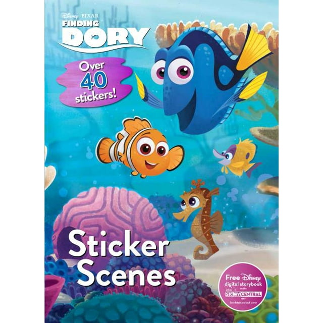 Disney Pixar Finding Dory Sticker Scenes - Walmart.com