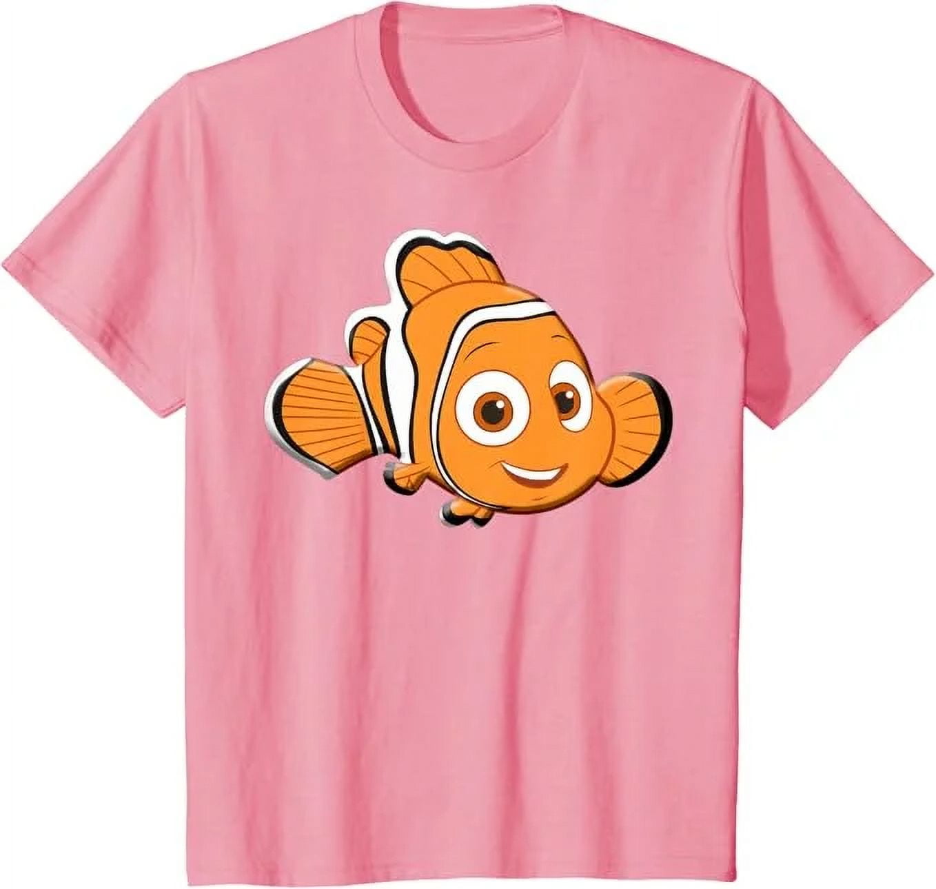 Disney Pixar Finding Dory Transparent Nemo Big Face Wave T-Shirt ...