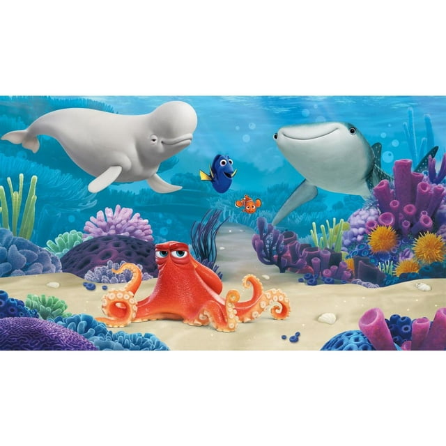 Disney Pixar Finding Dory XL Spray and Stick Wallpaper Mural - Walmart.com
