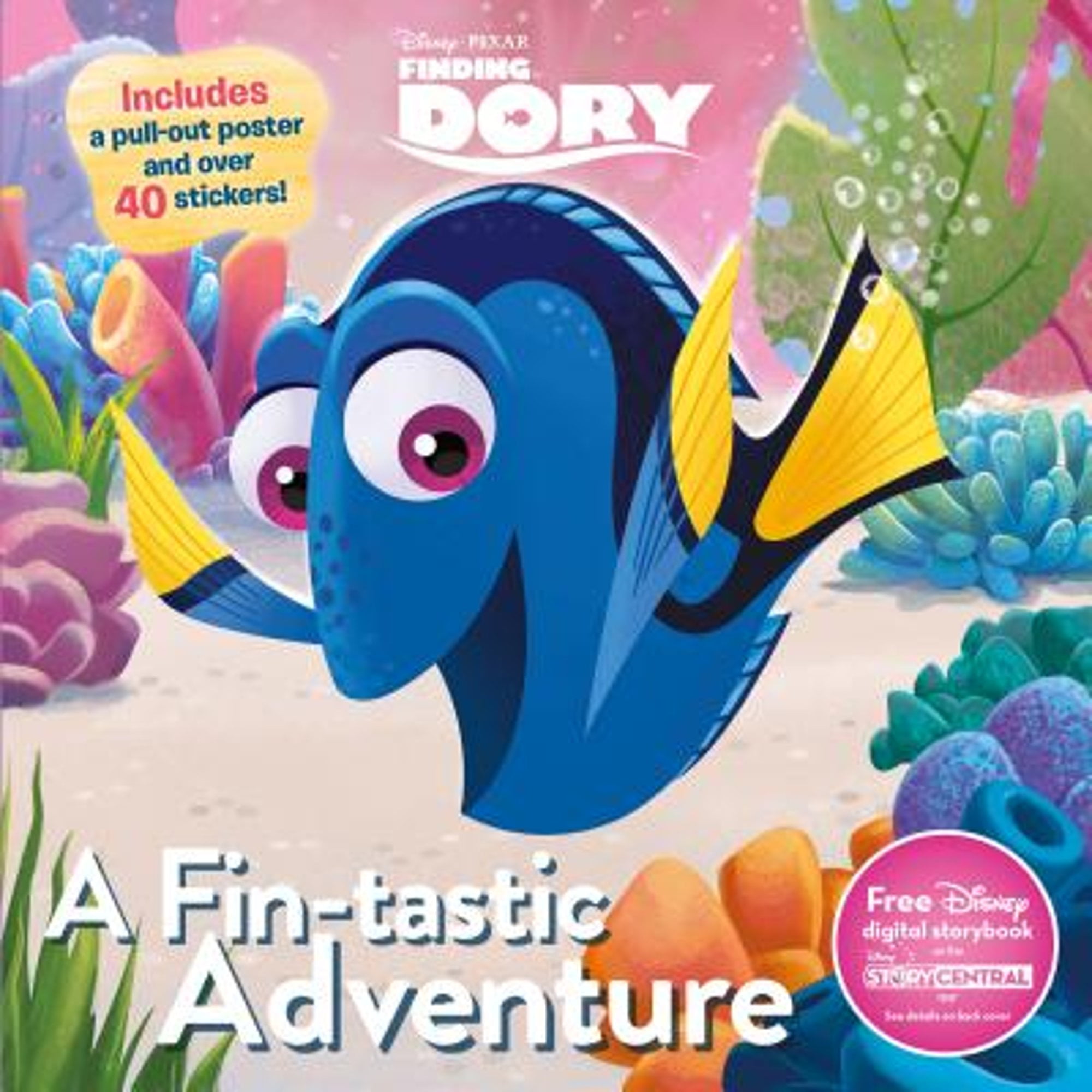 Pre-Owned Disney Pixar Finding Dory a Fin-Tastic Adventure (Paperback ...