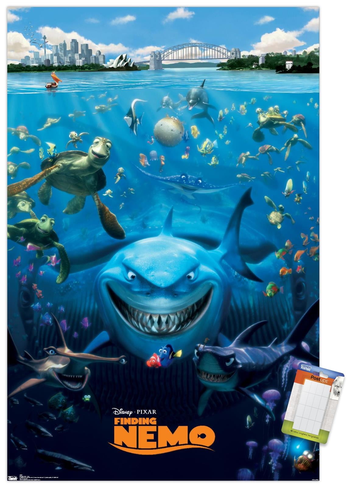 Disney Pixar Finding Nemo - Cast Wall Poster, 14.725" x 22.375 ...