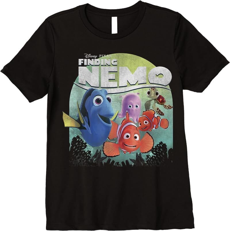 Disney Pixar Finding Nemo Group Shot Graphic T-Shirt - Walmart.com