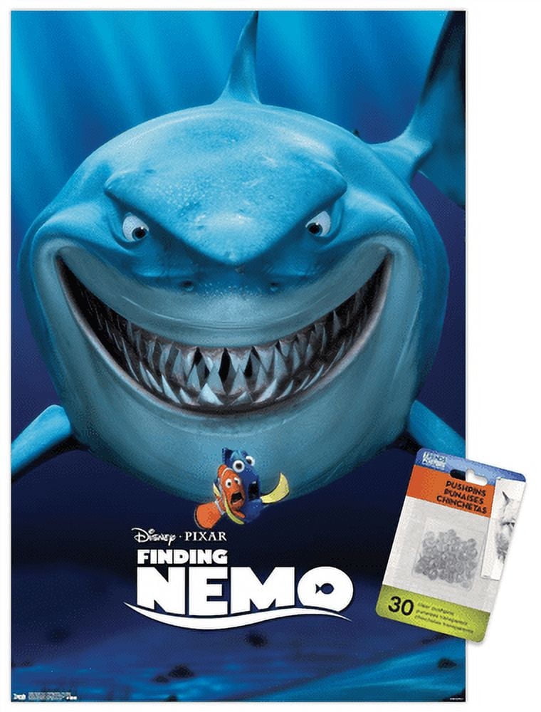 Disney Pixar Finding Nemo - One Sheet Wall Poster with Pushpins, 14.725 ...