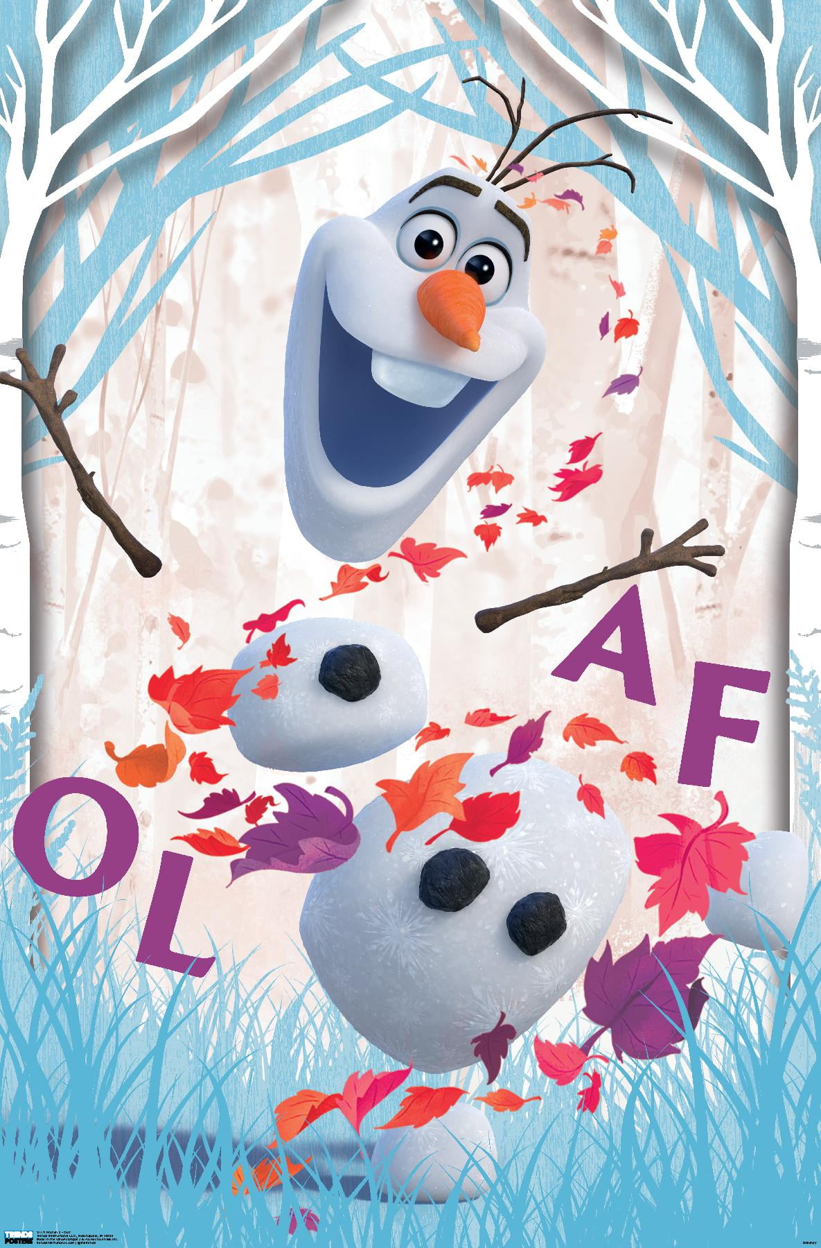Disney Pixar Frozen 2 - Olaf Wall Poster, 22.375" x 34" - Walmart.com