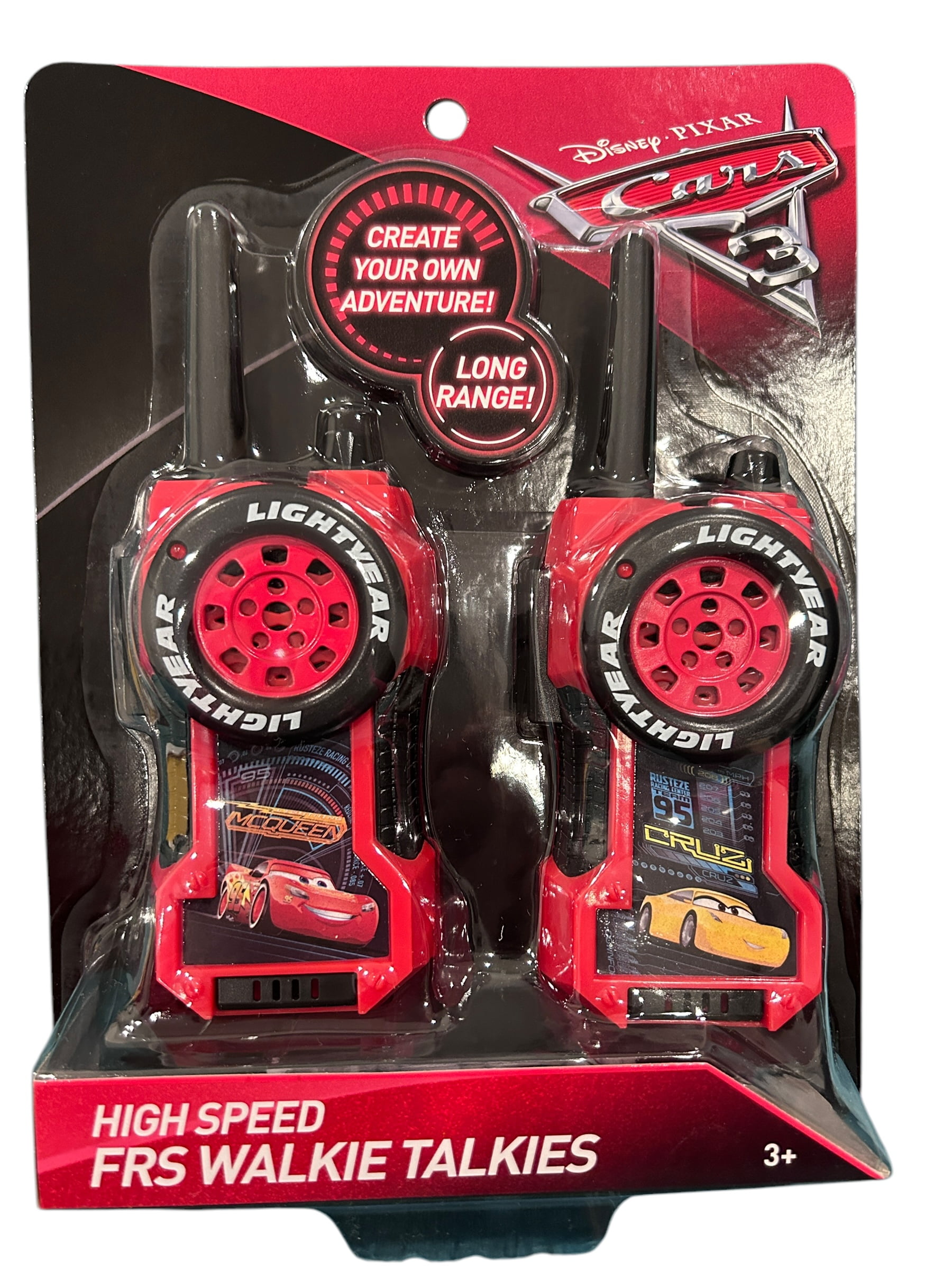 Disney Pixar High Speed FRS Walkie Talkies Long Range - Walmart.com