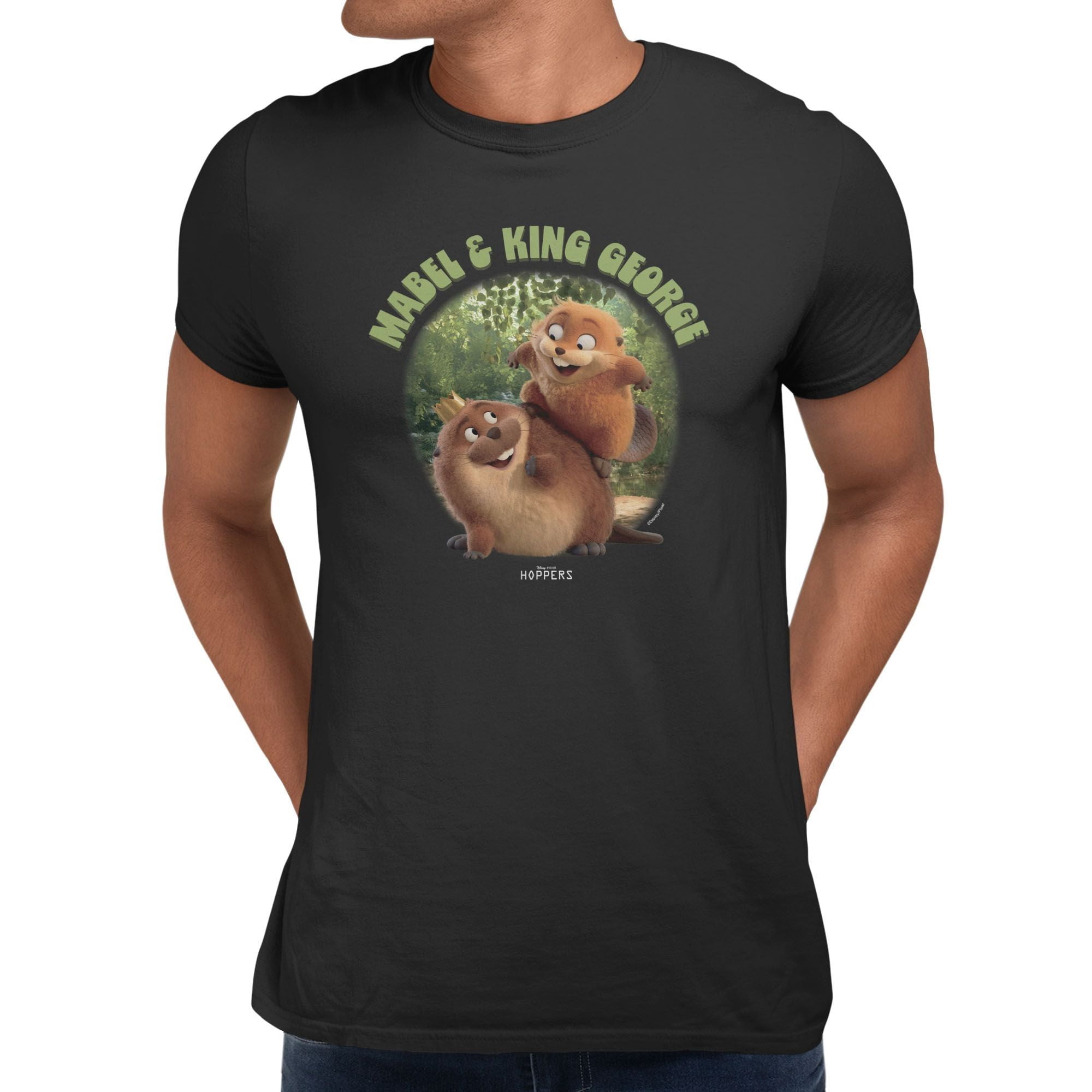 Disney Pixar Hoppers Mabel And King George Forest Circle Men's T Shirt ...