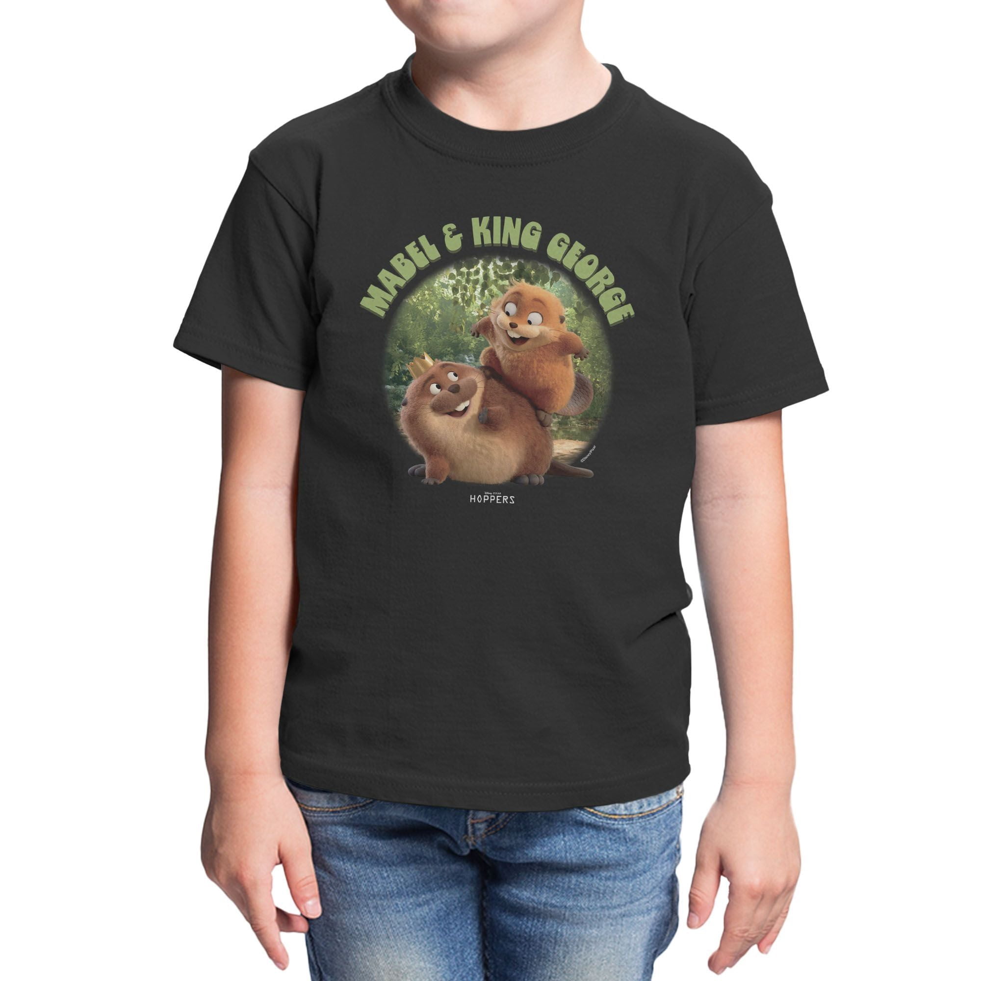 Disney Pixar Hoppers Mabel And King George Forest Circle Youth T Shirt ...