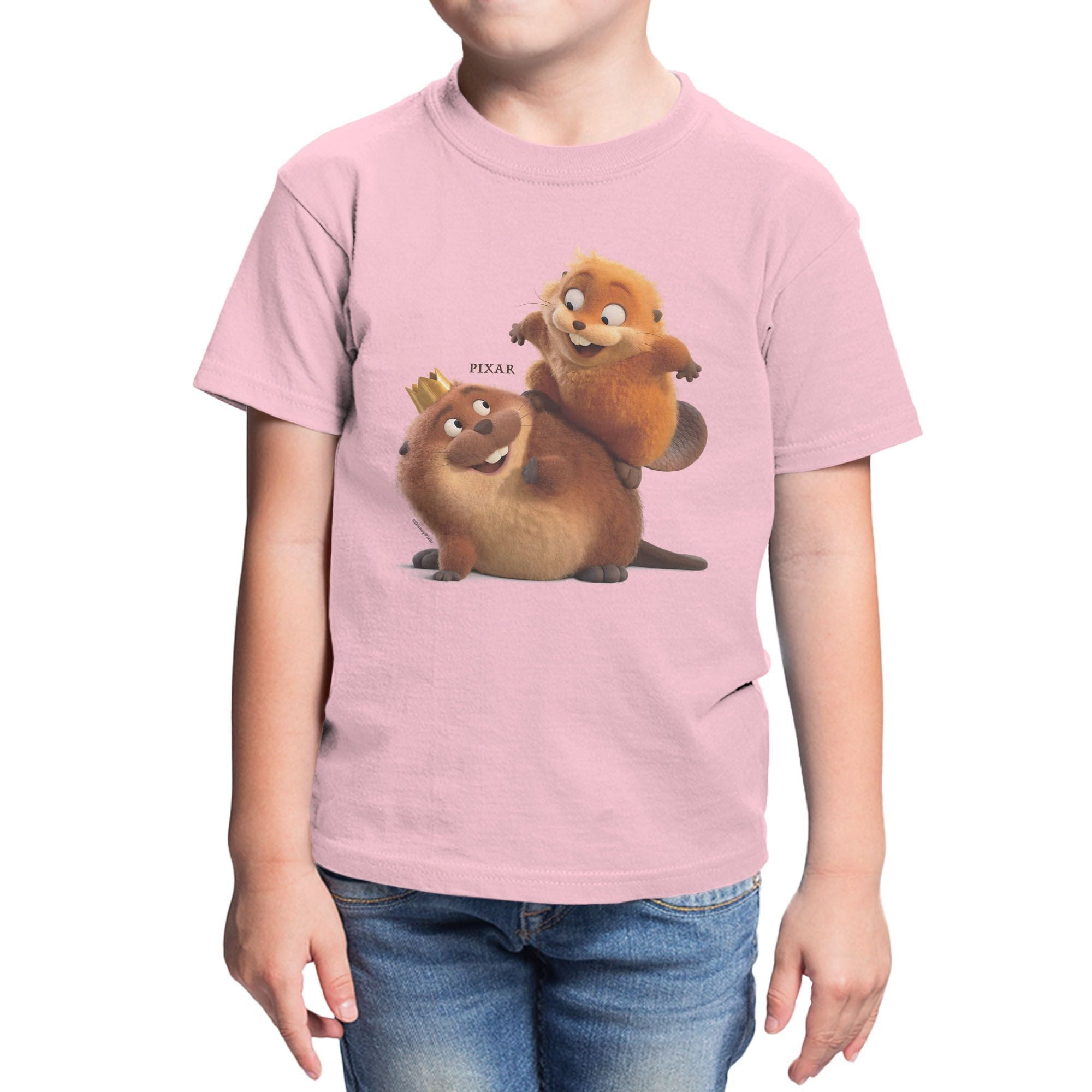 Disney Pixar Hoppers Main Duo Youth T Shirt (Light Pink, XS-XL ...