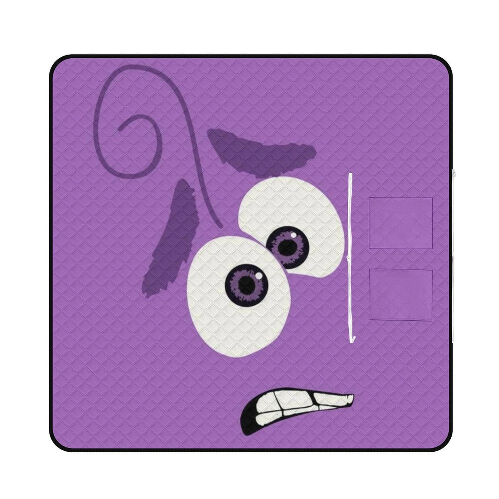 Disney-Pixar Inside Out Fear Face Extra Large Picnic Outdoor Blanket,78 ...