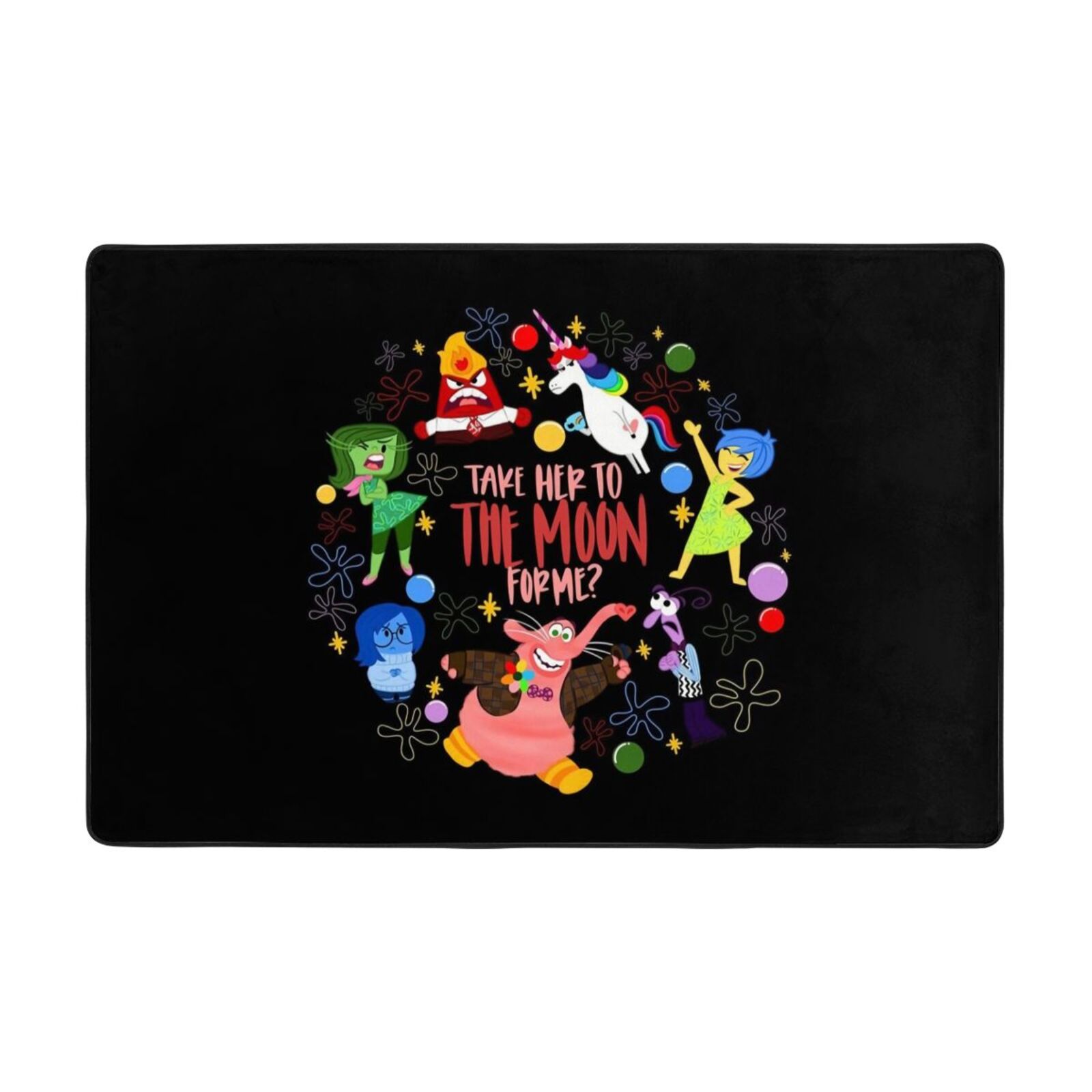 Disney-Pixar Inside Out 16 Gamer Rug Room Non-Slip Gaming Rug Cool ...