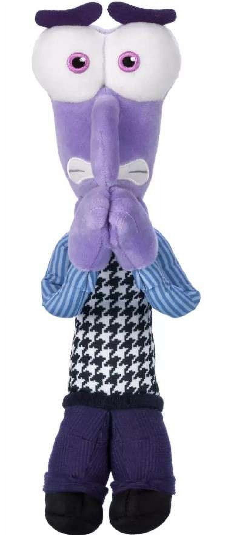 Disney Store Inside Out 2 Fear Plush, Houndstooth Sweater, Velvet Bow ...