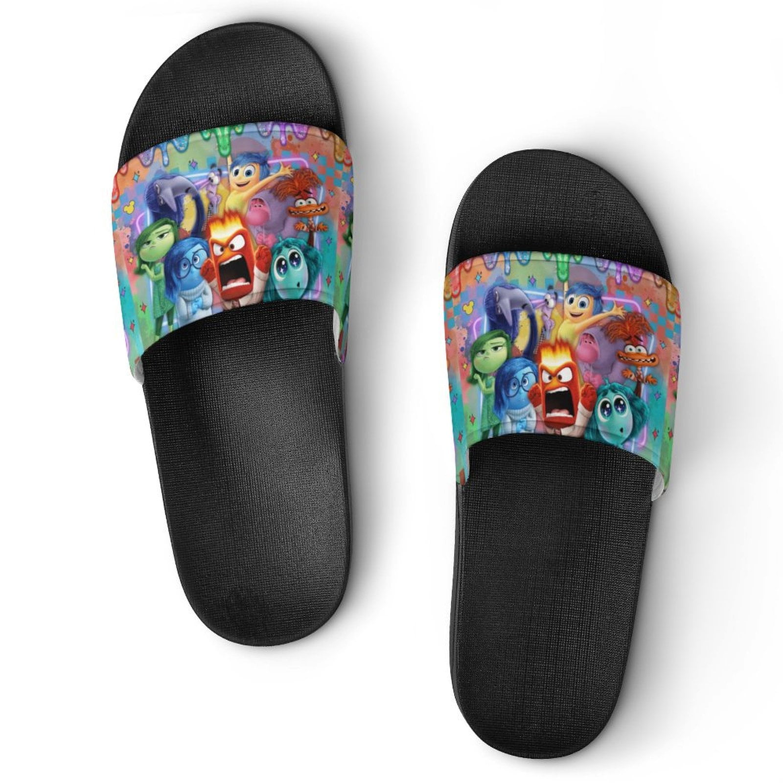 Disney-Pixar Inside Out Beach Sandals for Menand Women,Shower Shoes,Non ...