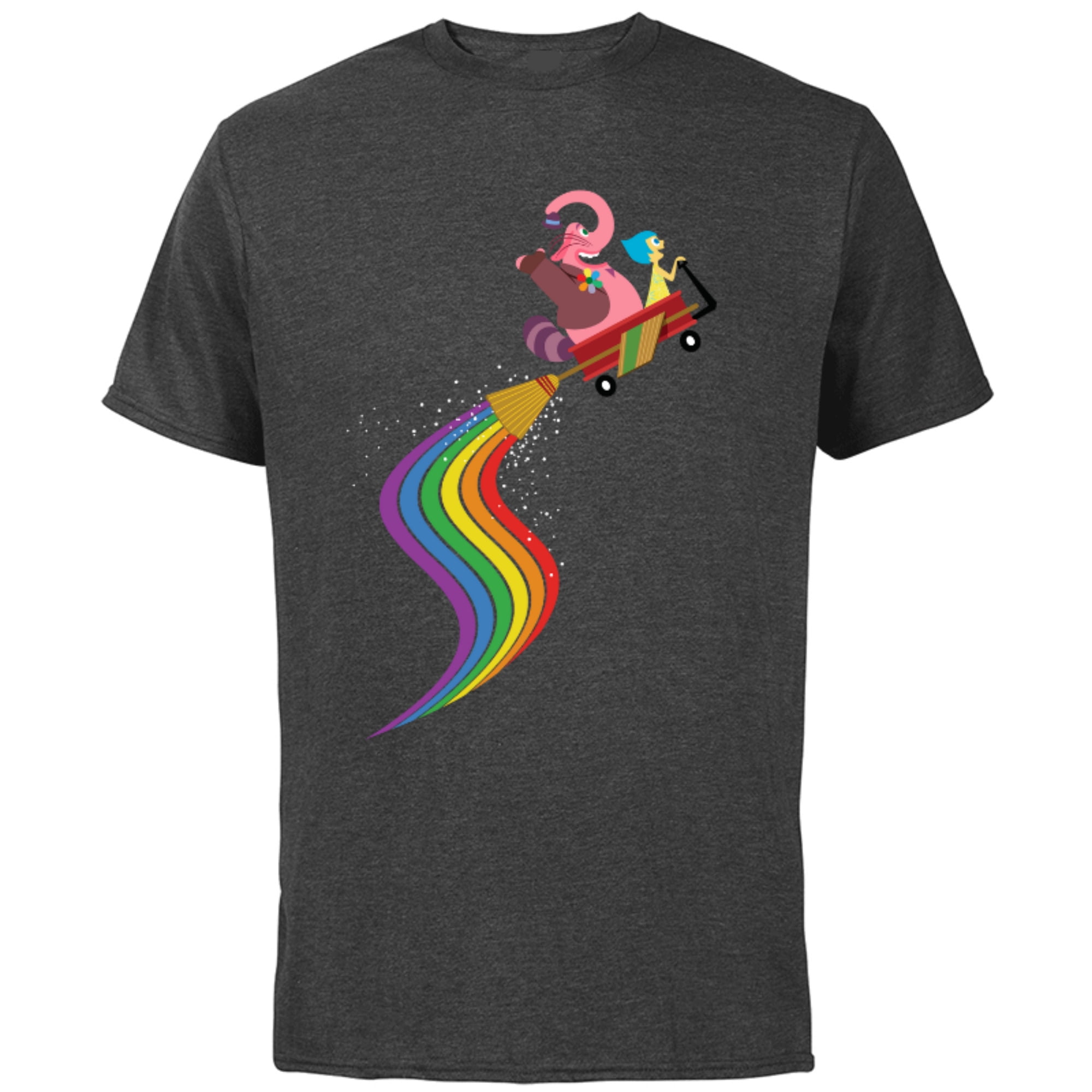 Disney Pixar Inside Out Bing Bong and Joy Rainbow T-Shirt - Short ...