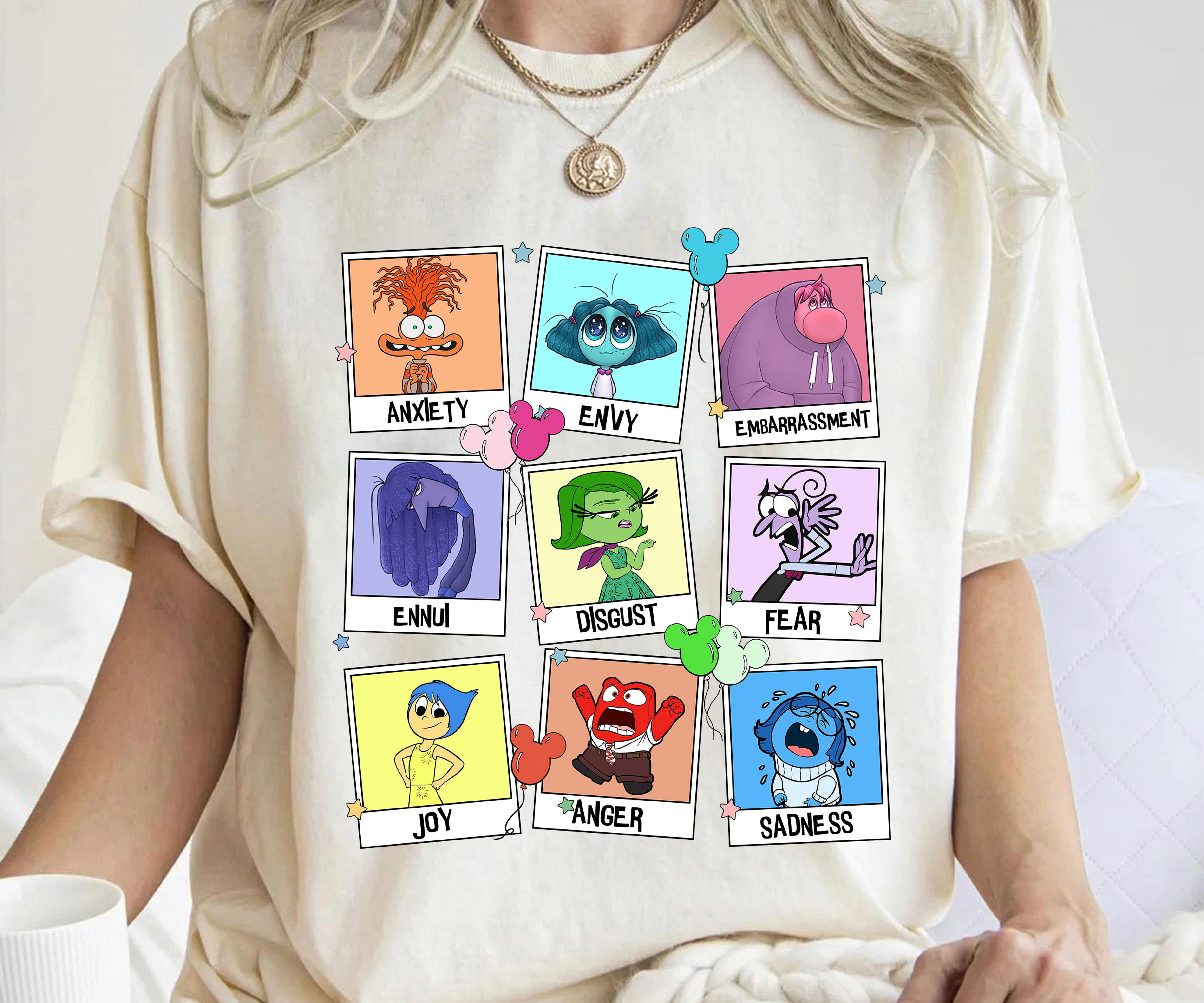 Disney Pixar Inside Out Characters Shirt, Disneyland Inside Out 2 ...