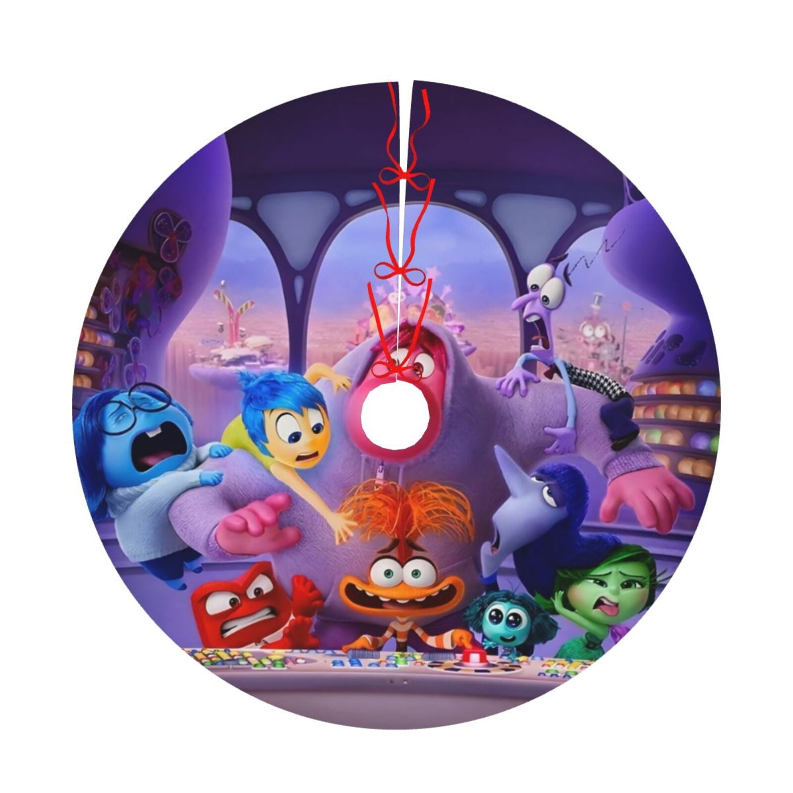 Disney-Pixar Inside Out Christmas Tree Skirt 30 Inch,Soft and Funny ...
