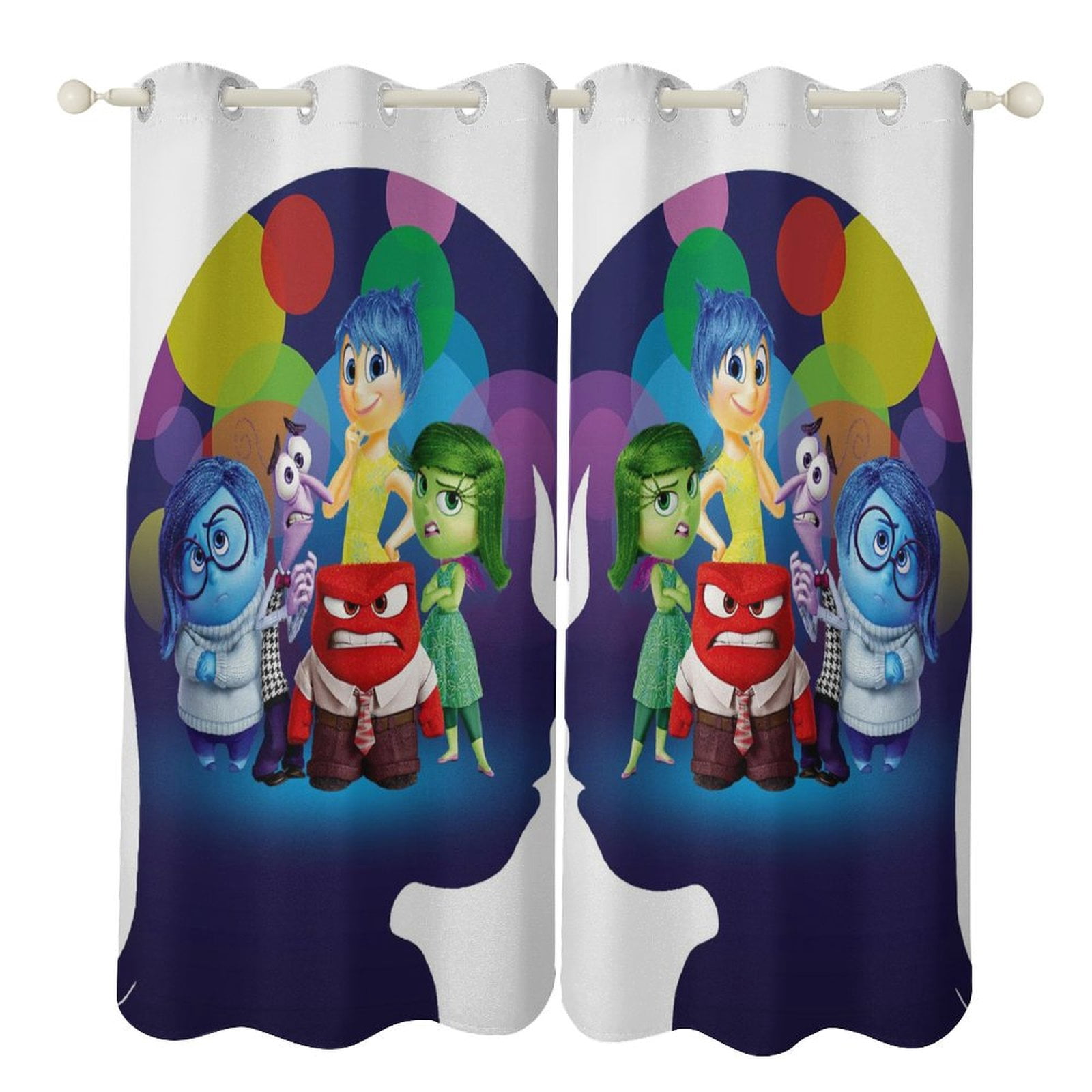 Disney-Pixar Inside Out Curtains,Blackout Curtains for Bedroom ...