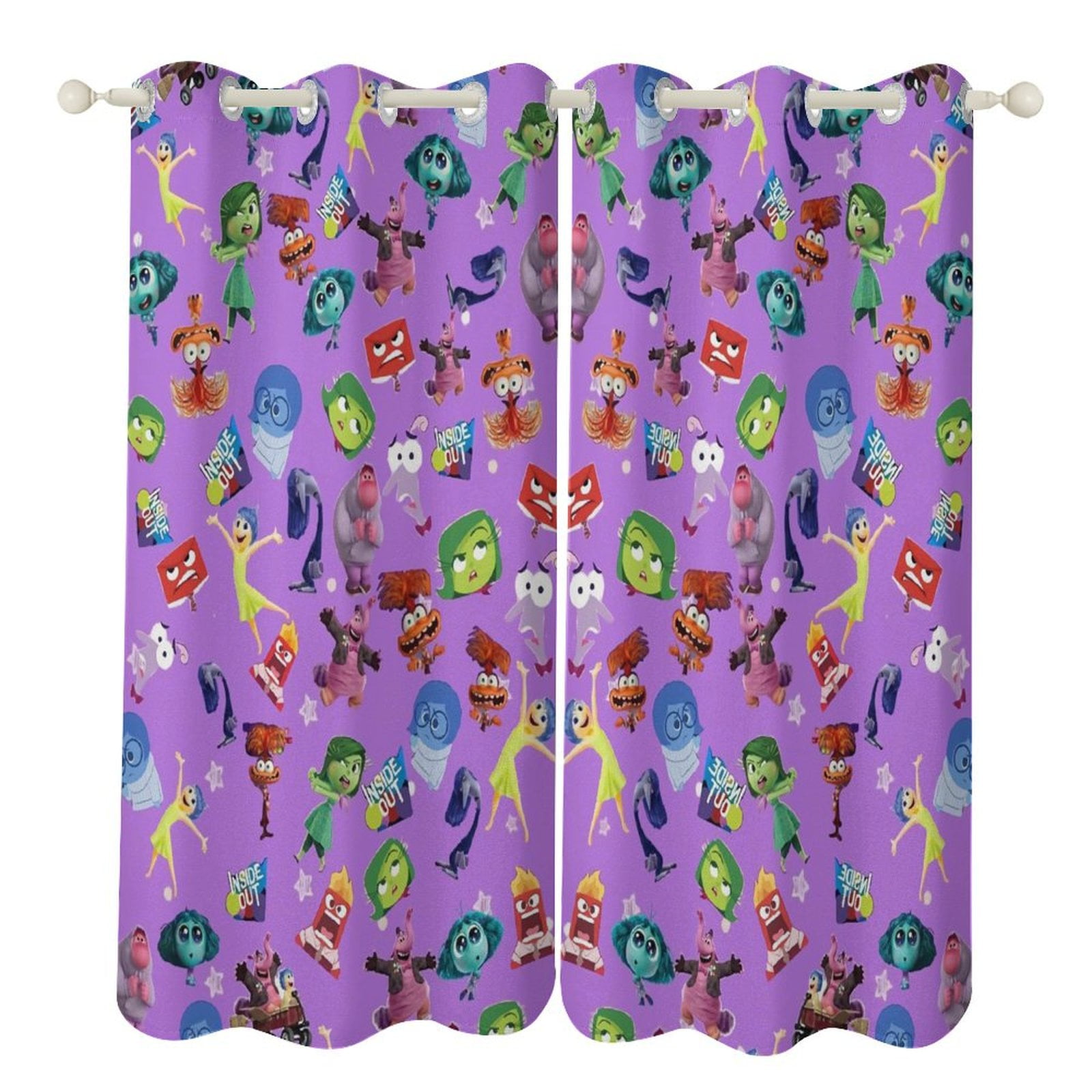 Disney-Pixar Inside Out Curtains for Kids,Cartoon BlackOut Curtain for ...