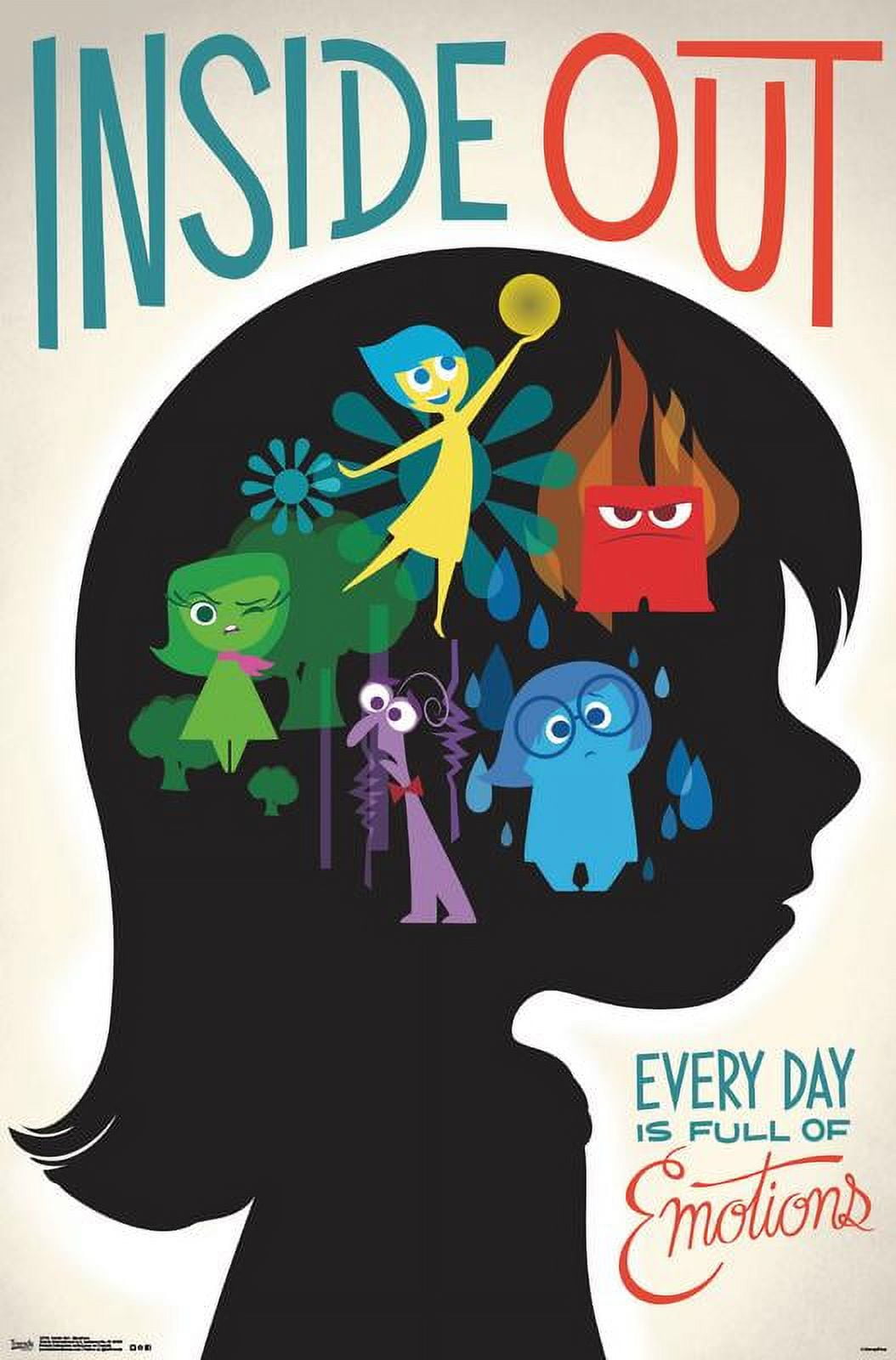 Disney Pixar Inside Out - Emotions Wall Poster, 22.375" x 34" - Walmart.com