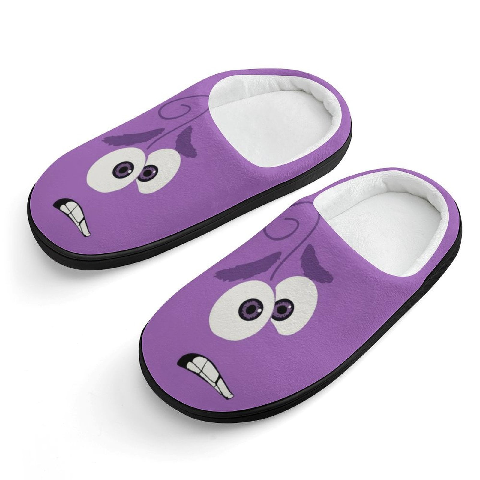Disney-Pixar Inside Out Fear Face Slippers for Kids Girls Boys,Soft ...