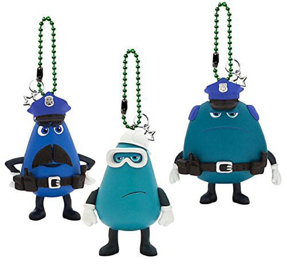 Disney/Pixar Inside Out Forgetter Bobby&Guards Dave&Frank Keychain ...