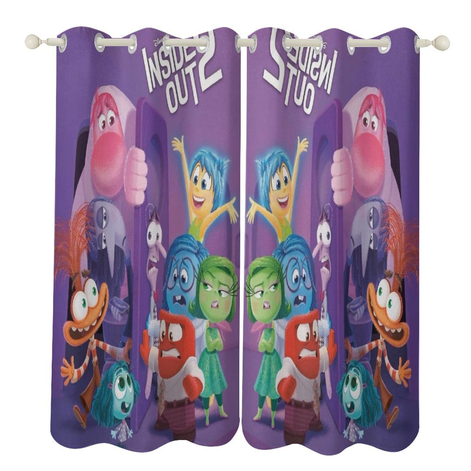 Disney-Pixar Inside Out Kids Blackout Curtains 52 X 84 Inch,Daycare ...