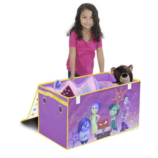 Disney Pixar Inside Out Oversized Soft Collapsible Storage Toy Trunk ...