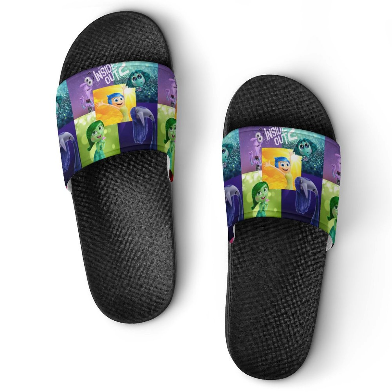 Disney-Pixar Inside Out Slide Sandals for Men Women,Ultra Comfort ...