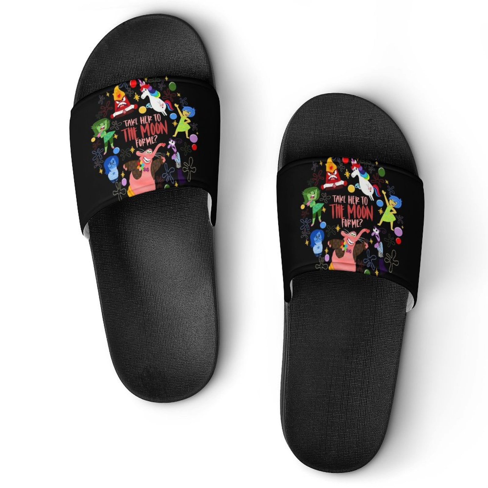 Disney-Pixar Inside Out Slippers for Men and Women,House Slippers,Non ...