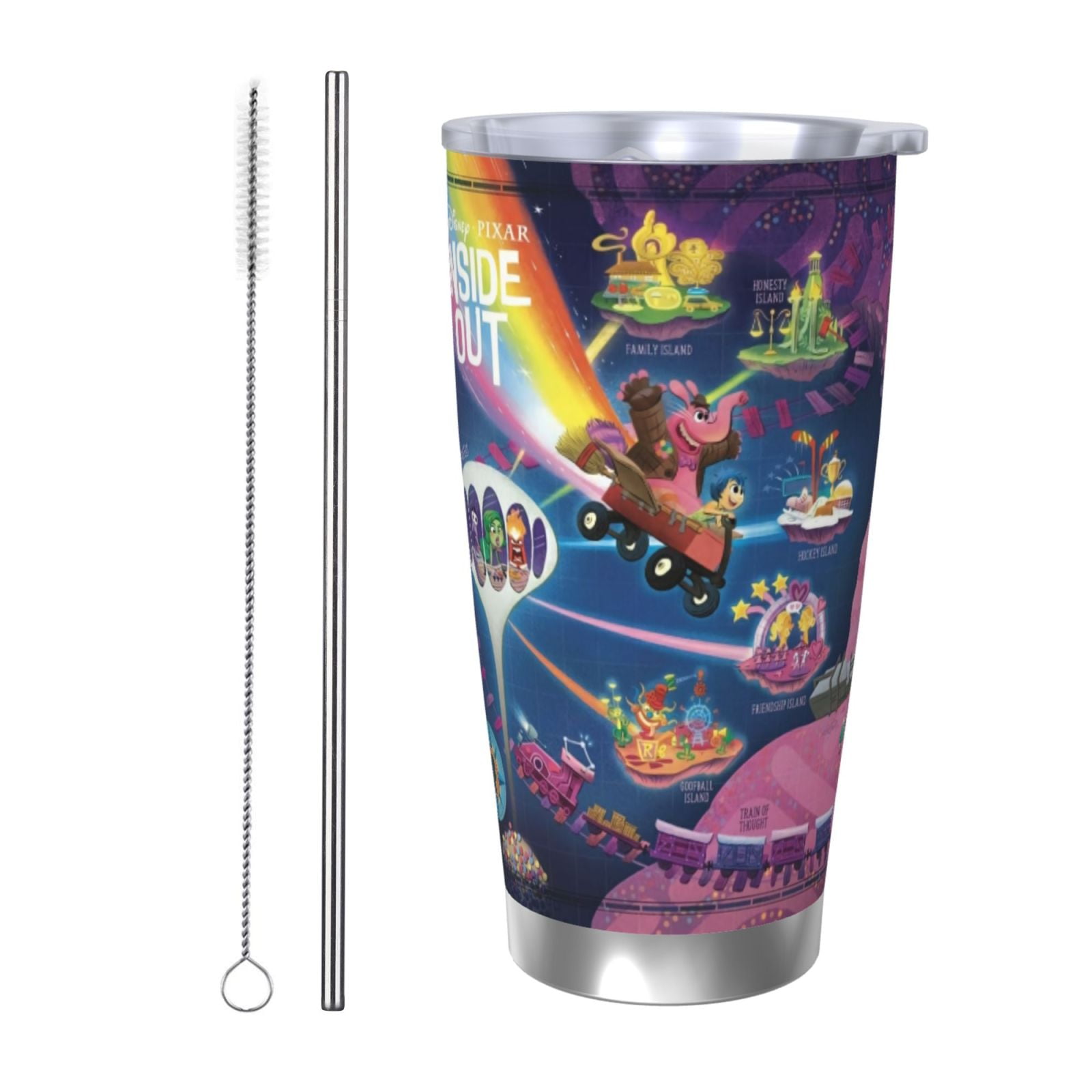 Disney-Pixar Inside Out Water Bottle,Coffee Cups,Insulated Stainless ...
