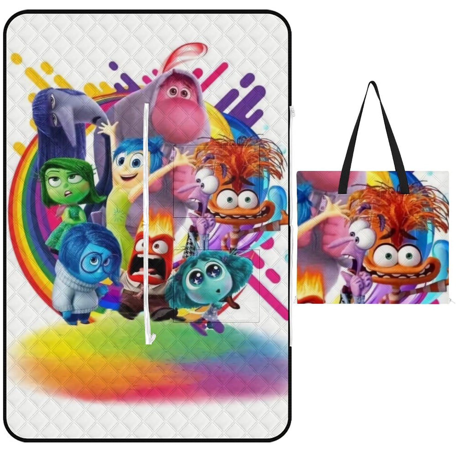 Disney-Pixar Inside Out Picnic Blankets 59"x39" Extra Large Outdoor ...