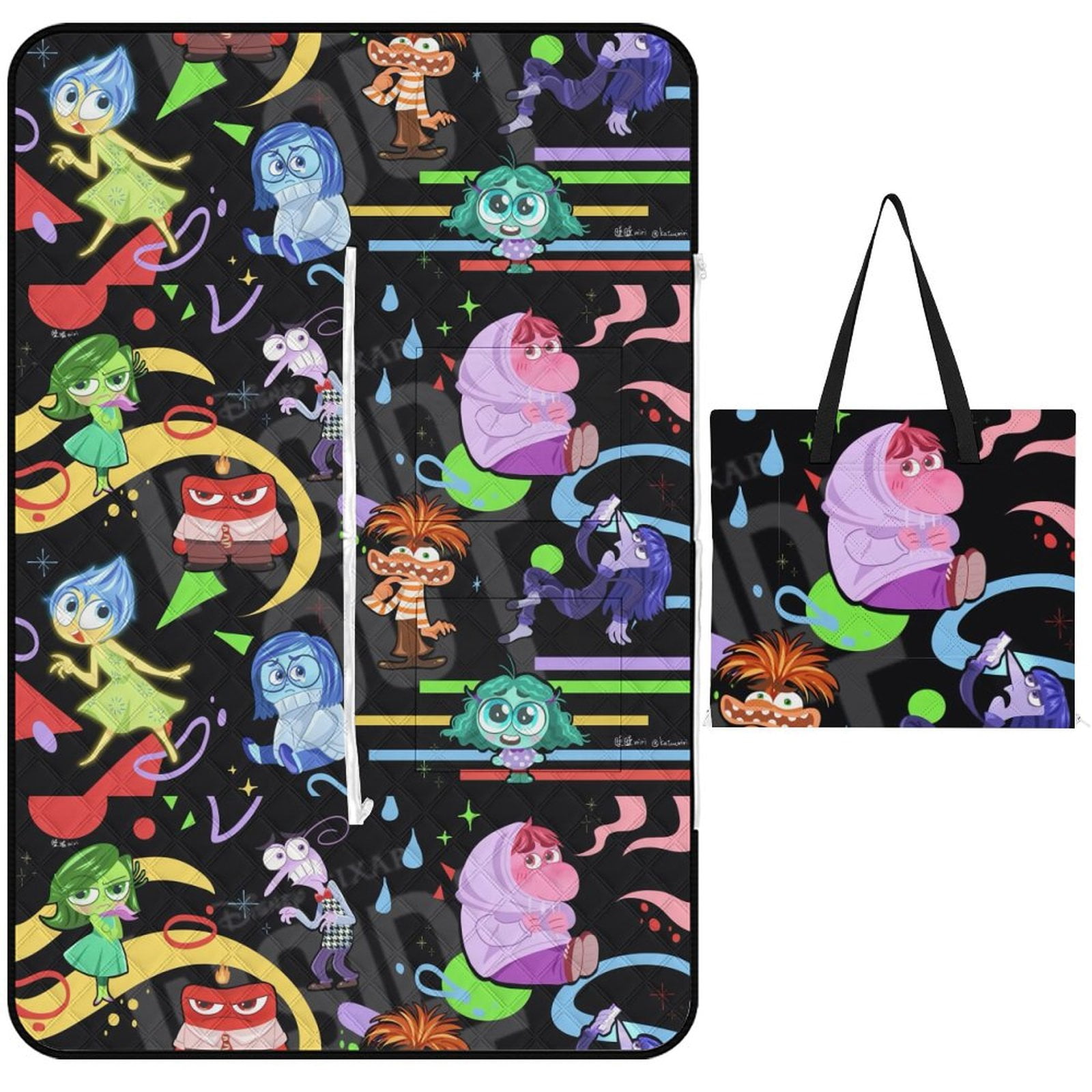Pixar Inside Out Picnic Blankets 59"x39" Extra Large Outdoor Blanket ...