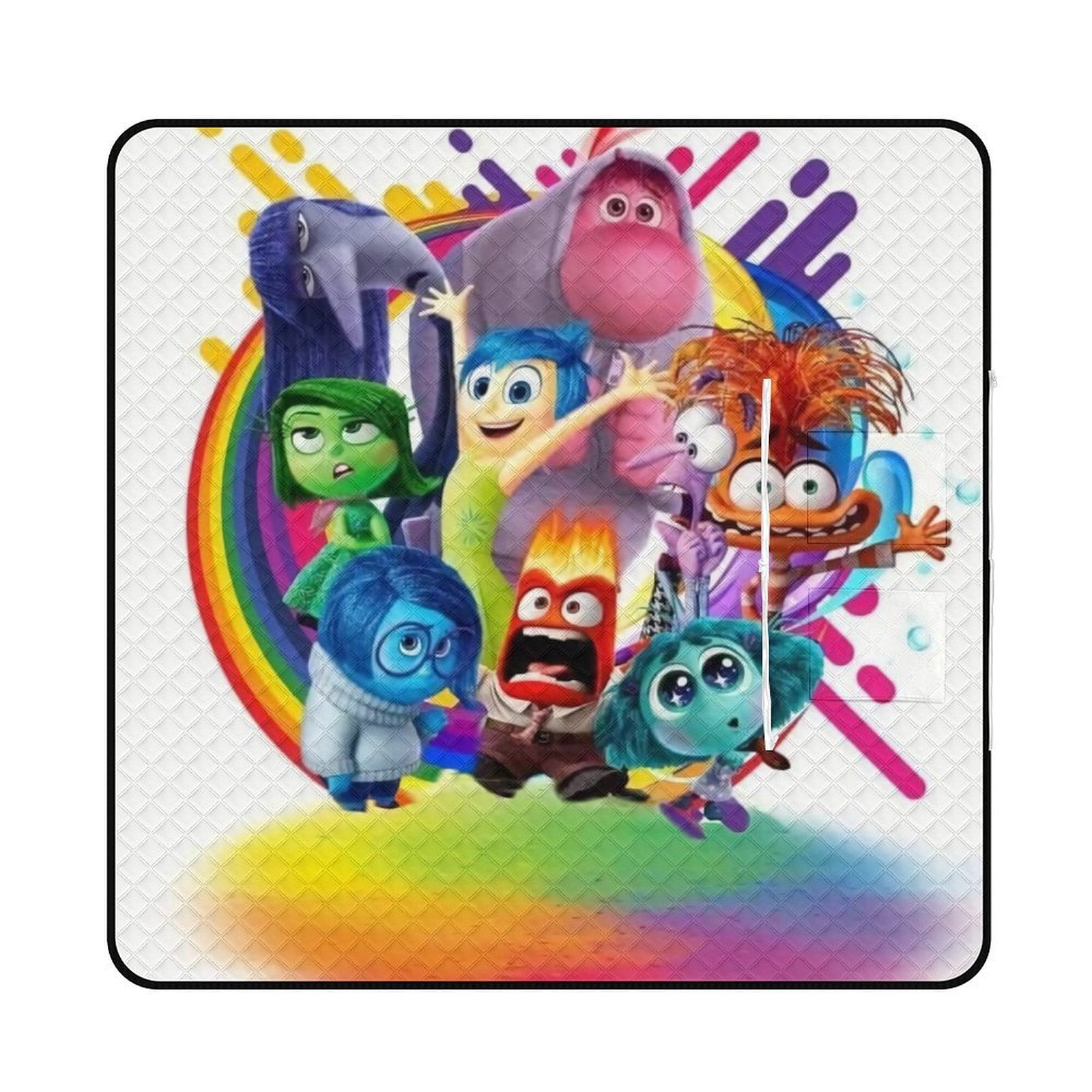 Disney-Pixar Inside Out Picnic Blankets 78"x78" Extra Large Outdoor ...
