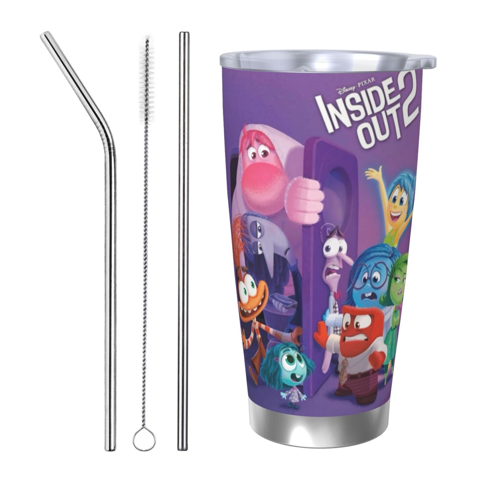 Disney-Pixar Inside Out Water Bottle,Insulated Travel Coffee Mug ...