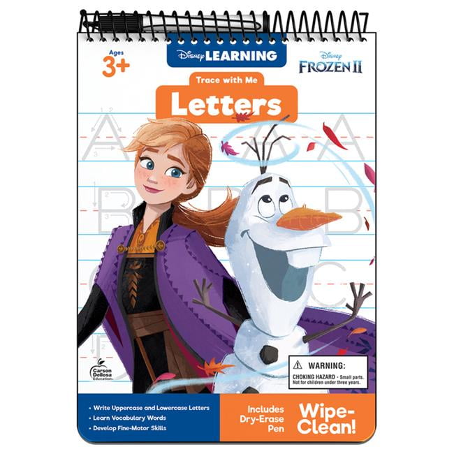 Disney Learning Trace with Me: Frozen 2 Letters Activity Pad, Grade PK ...