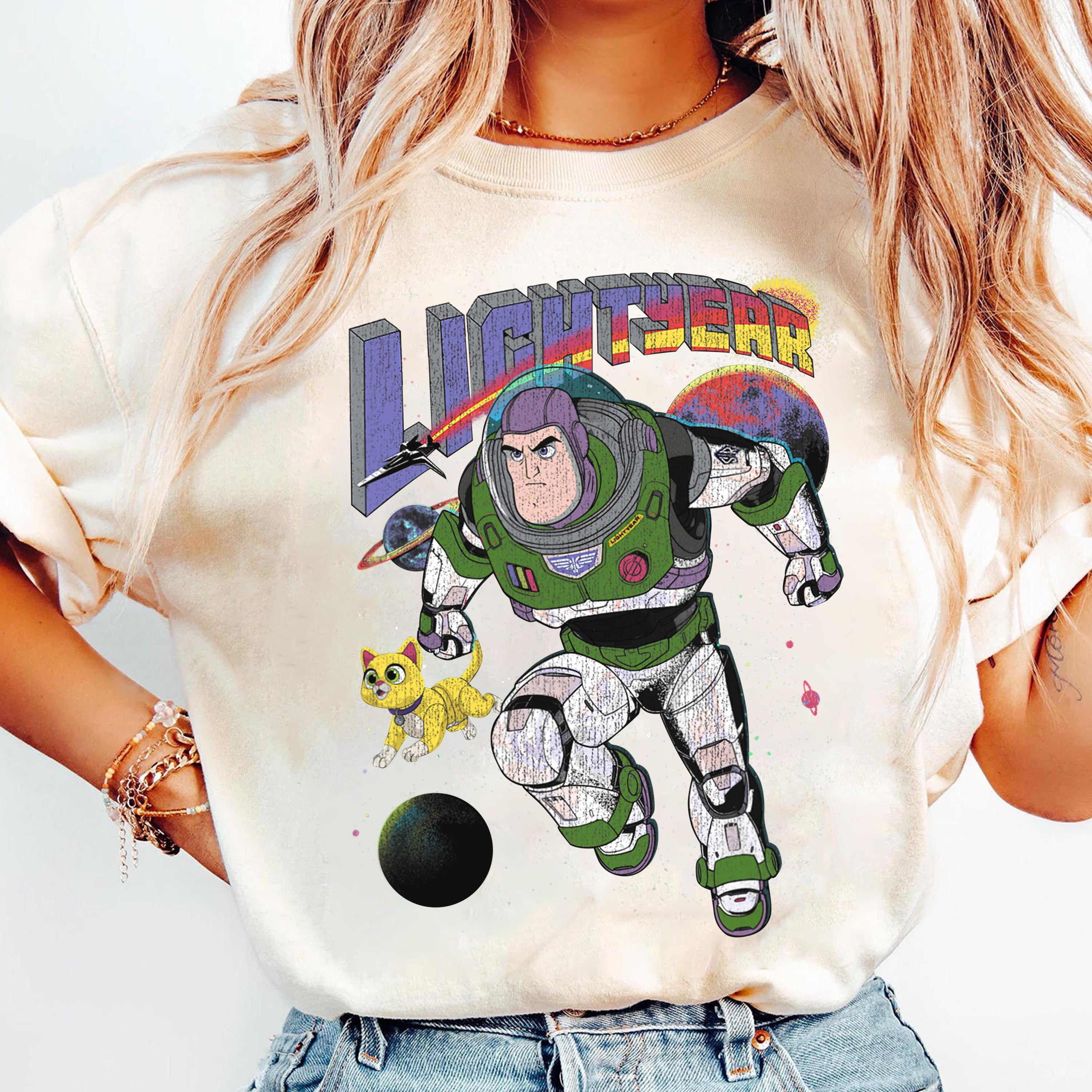 Disney Pixar Lightyear Buzz And Sox Retro Space Ranger Shirt Disneyland ...
