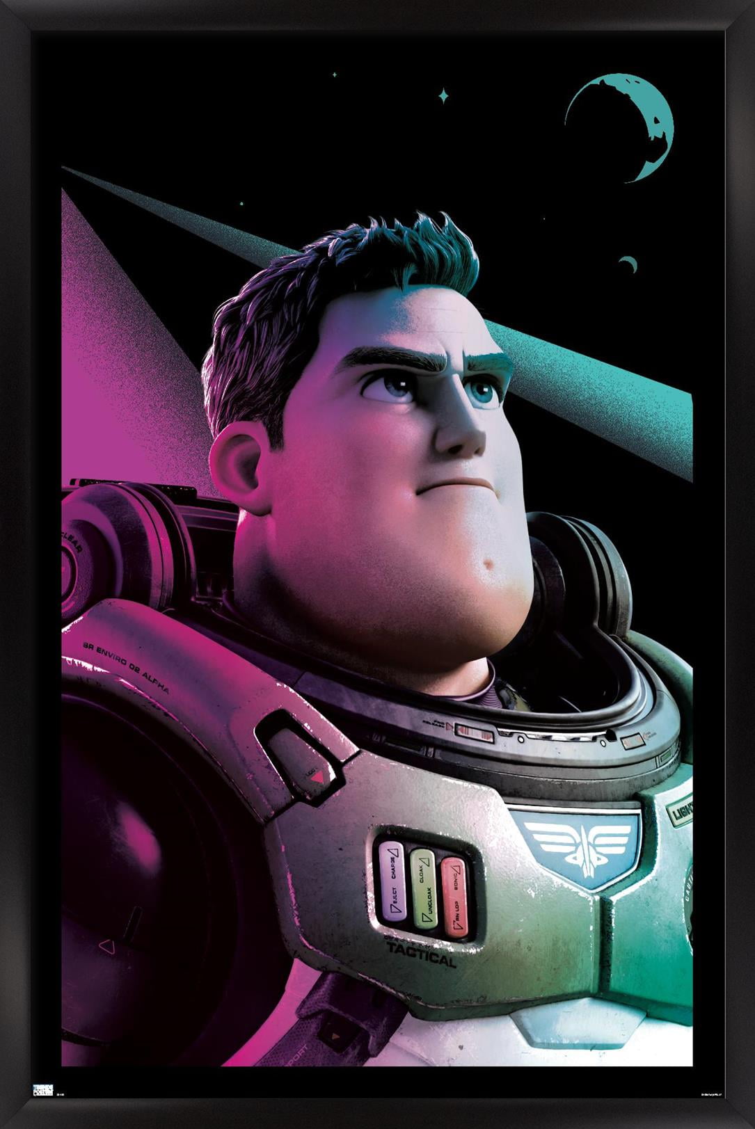 Disney Pixar Lightyear - Buzz Wall Poster, 14.725" x 22.375" Framed ...