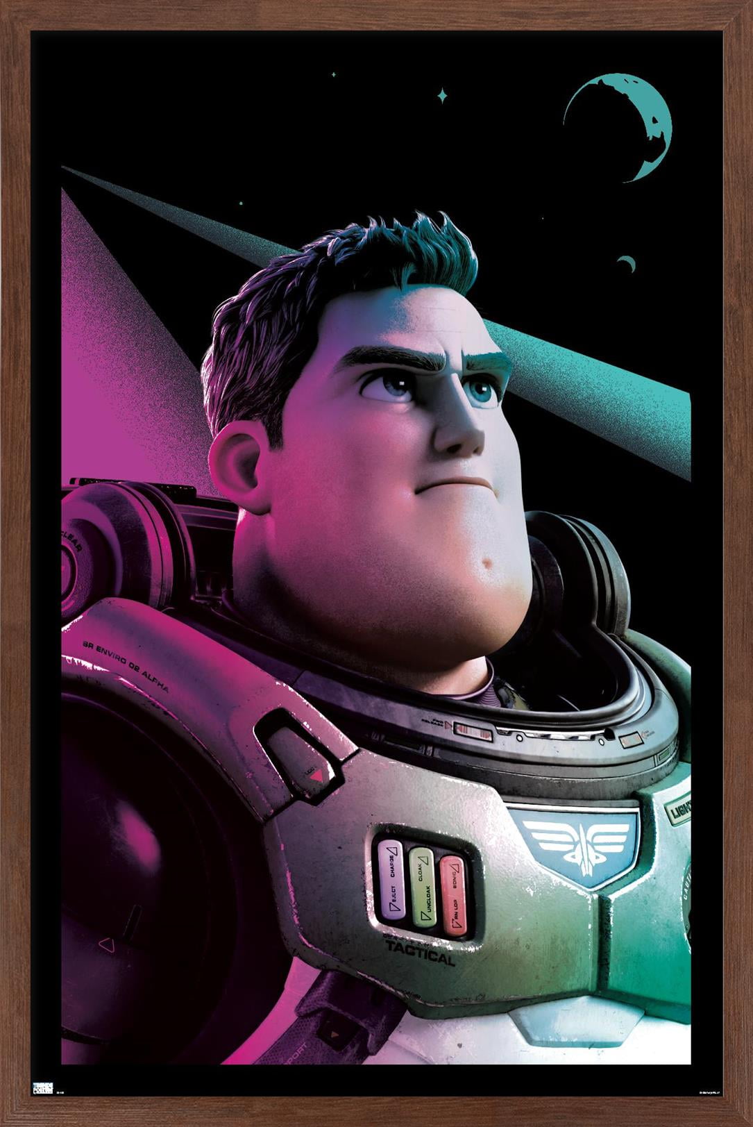 Disney Pixar Lightyear - Buzz Wall Poster, 14.725" x 22.375" Framed ...