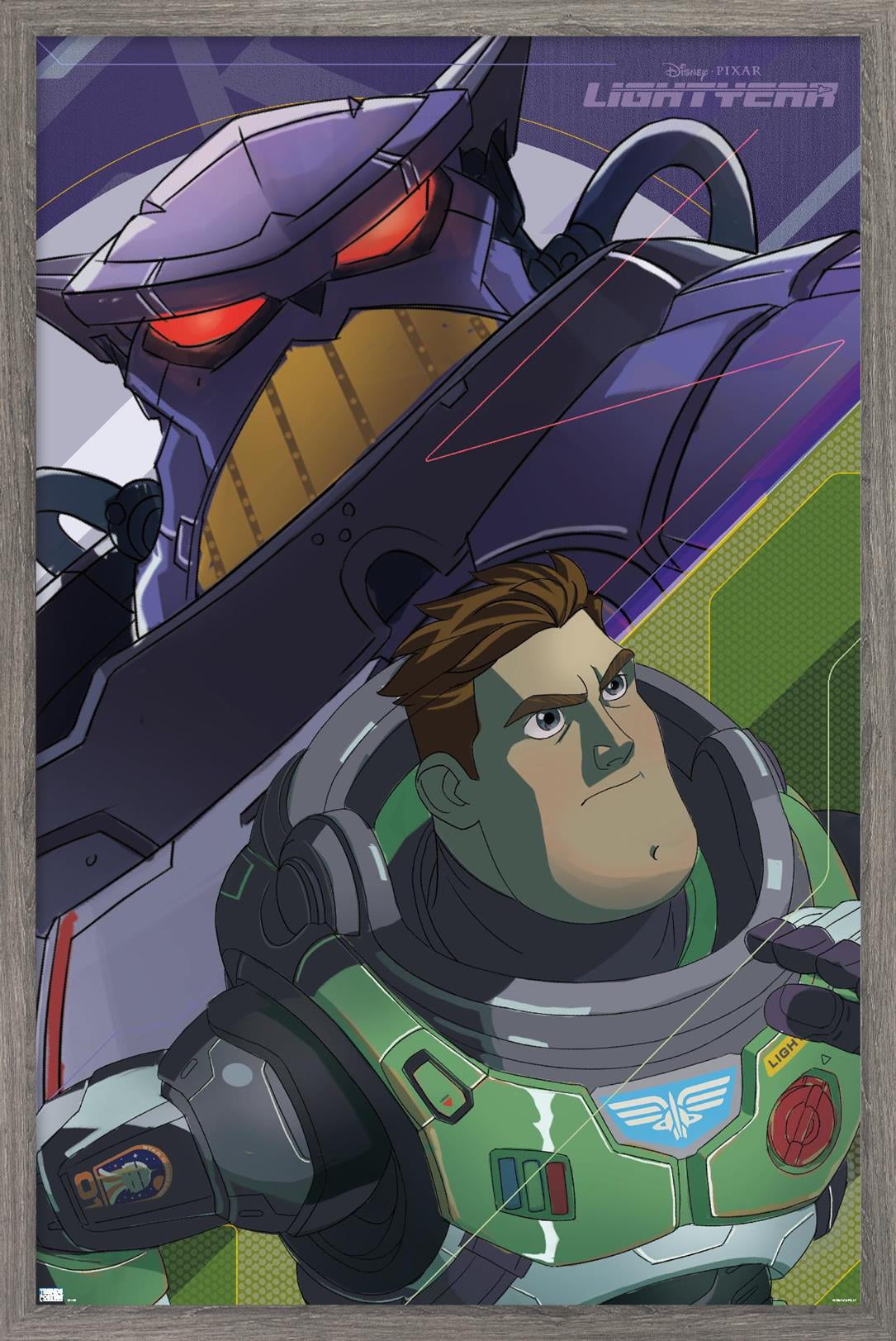 Disney Pixar Lightyear - Buzz and Zurg Wall Poster, 14.725" x 22.375 ...