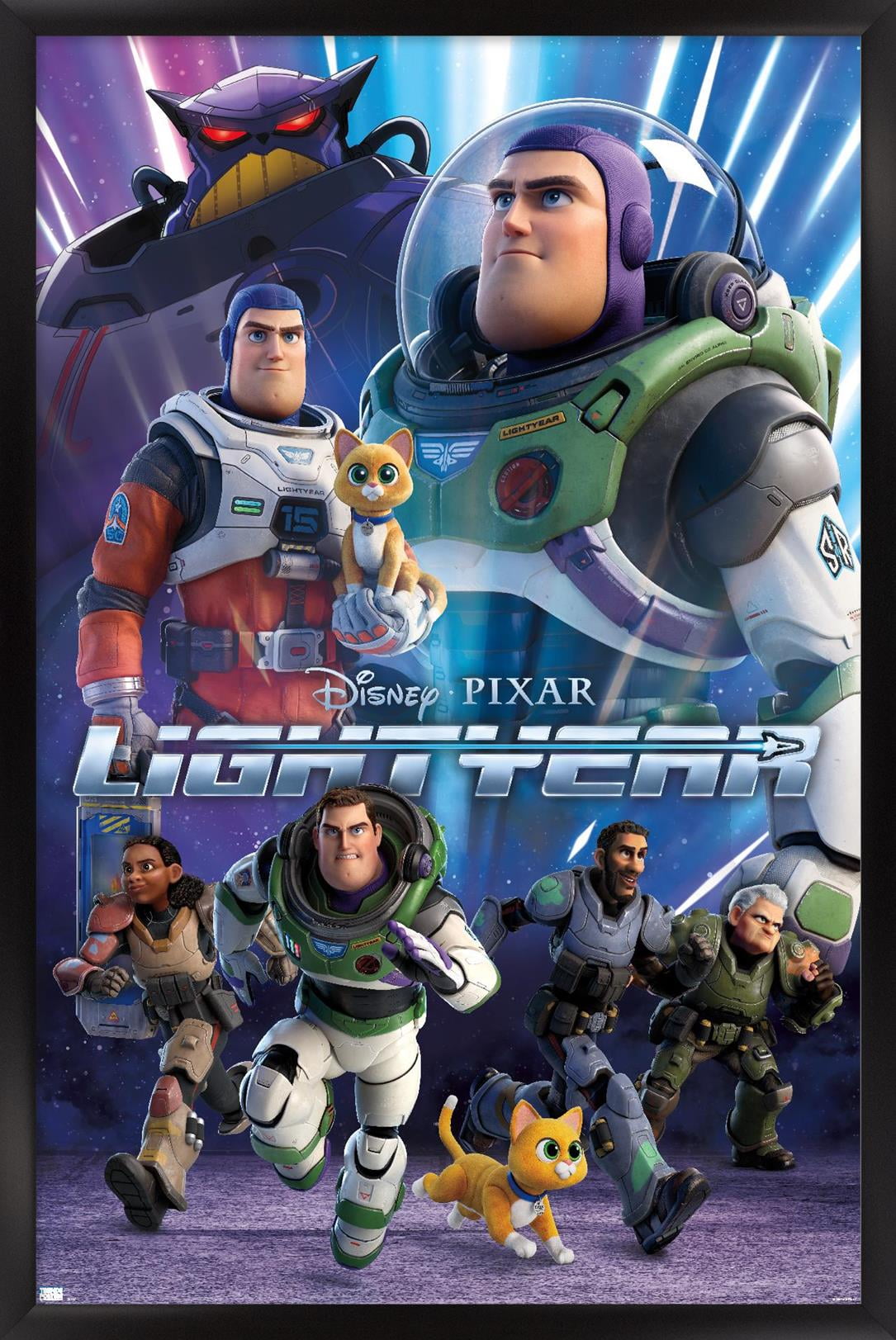 Disney Pixar Lightyear - Group Wall Poster, 14.725" x 22.375" Framed ...