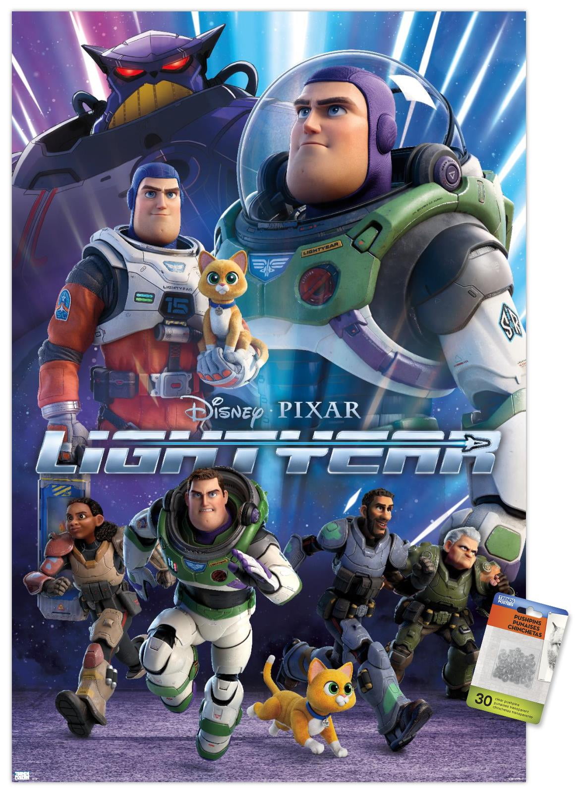 Disney Pixar Lightyear - Group Wall Poster with Push Pins, 22.375" x 34 ...