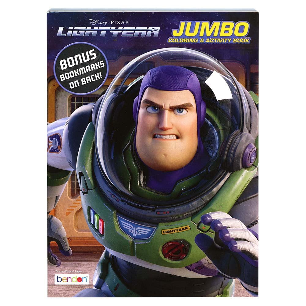 Disney Pixar Lightyear Jumbo 80 pgs Coloring and Activity Book-2 pcs ...
