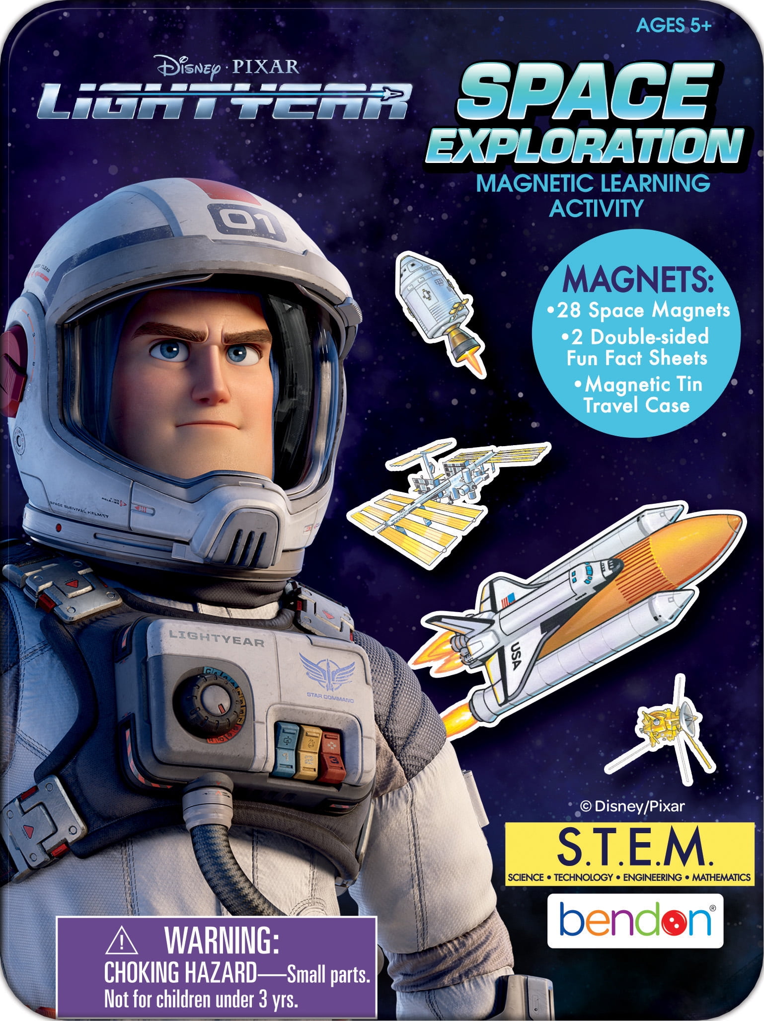 Disney Pixar Lightyear Space Exploration Educational Learning Magnetic ...