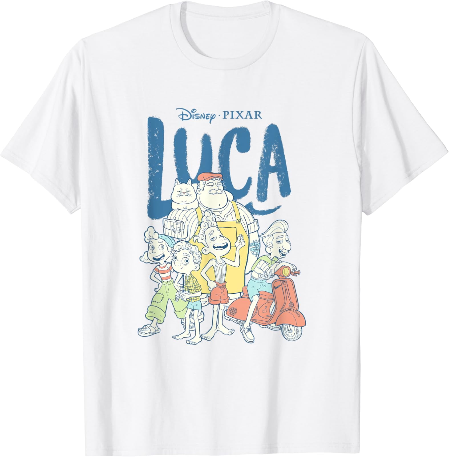 Disney Pixar Luca Group Shot T-Shirt - Walmart.com
