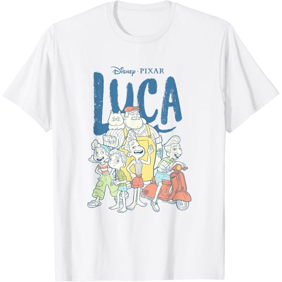 Disney Pixar Luca Group Shot T-Shirt - Walmart.com