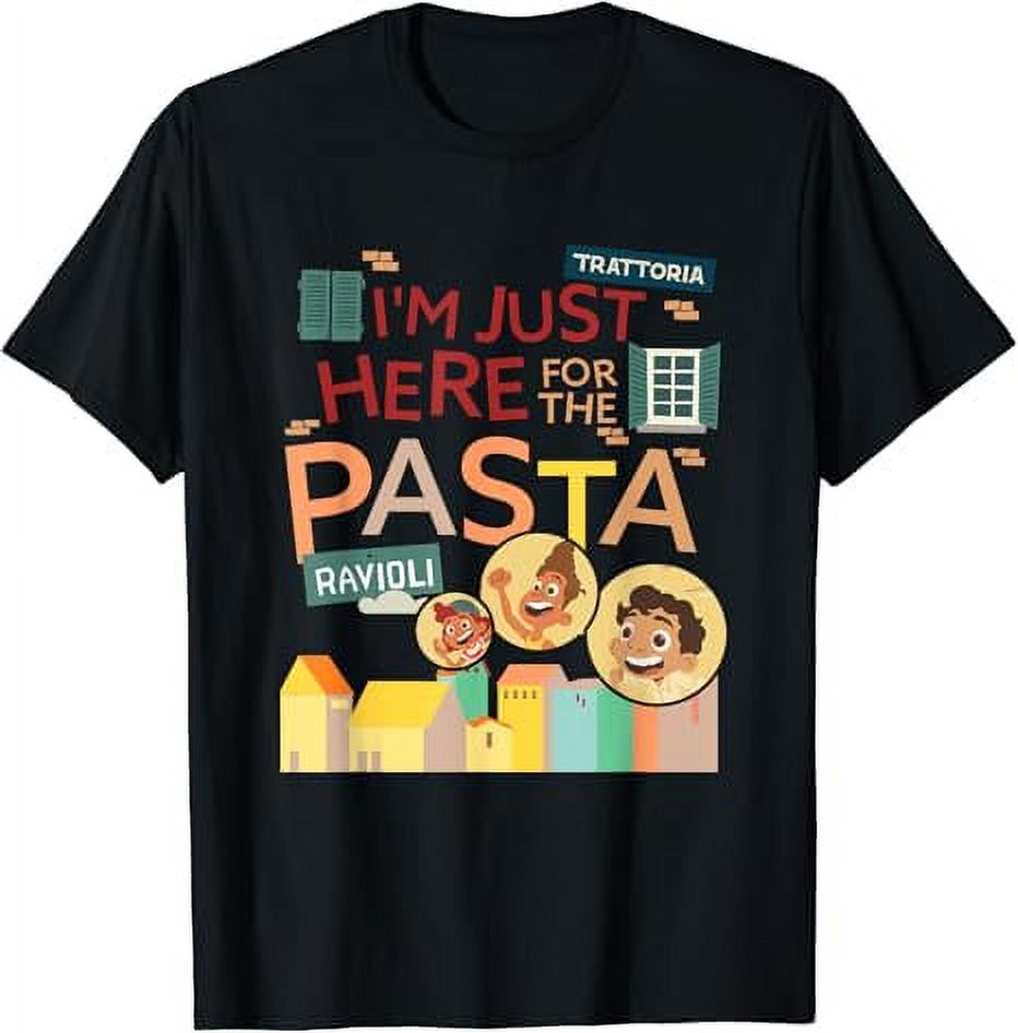 Disney Pixar Luca I'm Just Here For The Pasta T-Shirt - Walmart.com