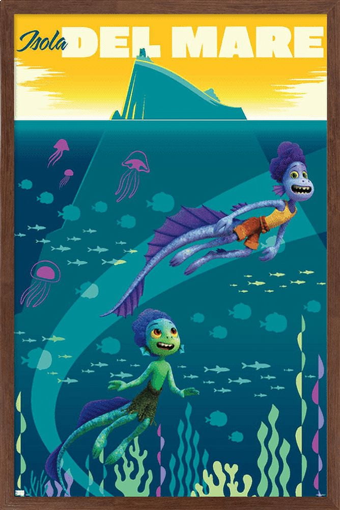 Disney Pixar Luca - Isola Del Mare Wall Poster, 14.725" x 22.375 ...