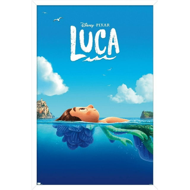 Disney Pixar Luca - Teaser Wall Poster, 22.375" x 34", Framed - Walmart.com